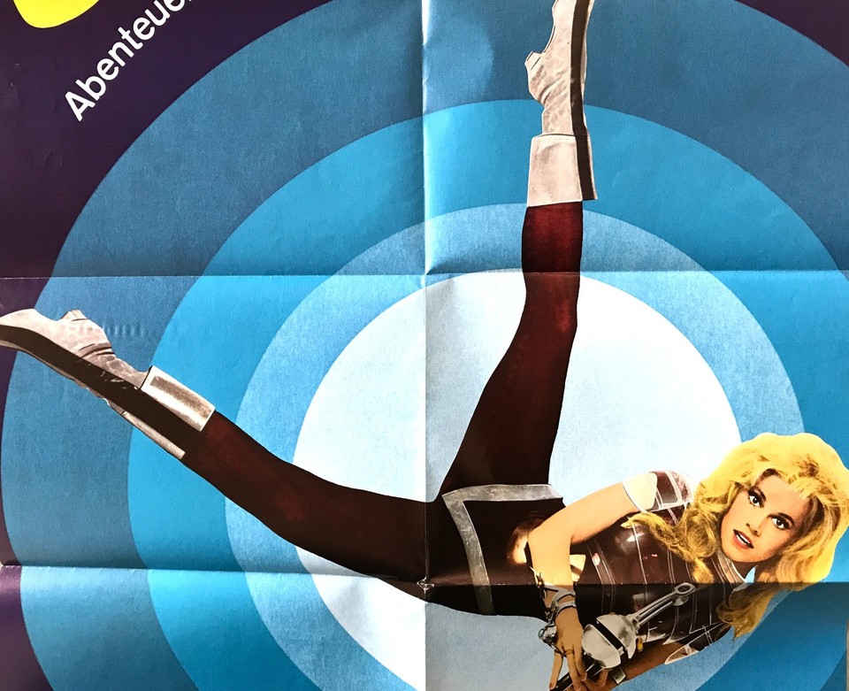 BARBARELLA 1968 ROGER VADIM JANE FONDA JOHN PHILLIP LAW RARE MOVIE ...