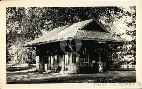 RPPC Historic Wayland train station,MA Railroad Depot Middlesex County ...