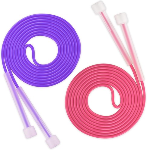 Jump Rope For Kids,Jump Kids,Adjustable Soft Skipping Purple+Pink | eBay