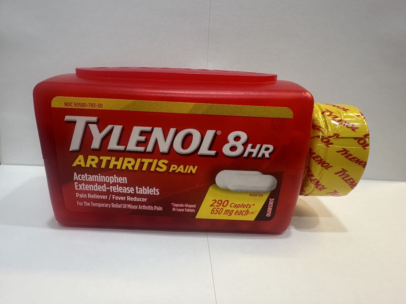 Tylenol 8 HR Arthritis Pain Extended Release 290 Caplets 650mg ...