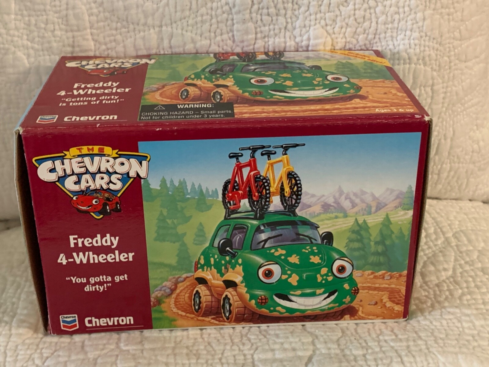 THE CHEVRON CARS BRAND FREDDY 4-WHEELER EYES MOVE DOORS OPEN HAS TWO ...
