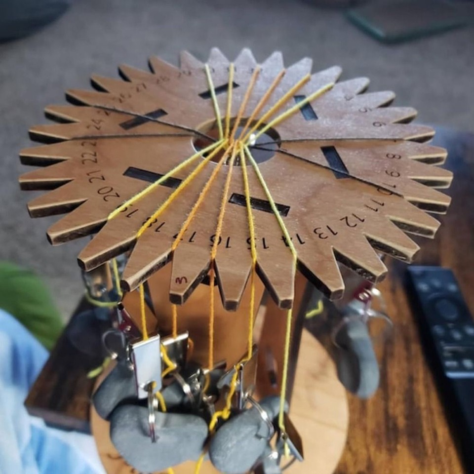 Wooden Kumihimo Marudai Disk Vertical Hand Rope Braiding Frame | eBay