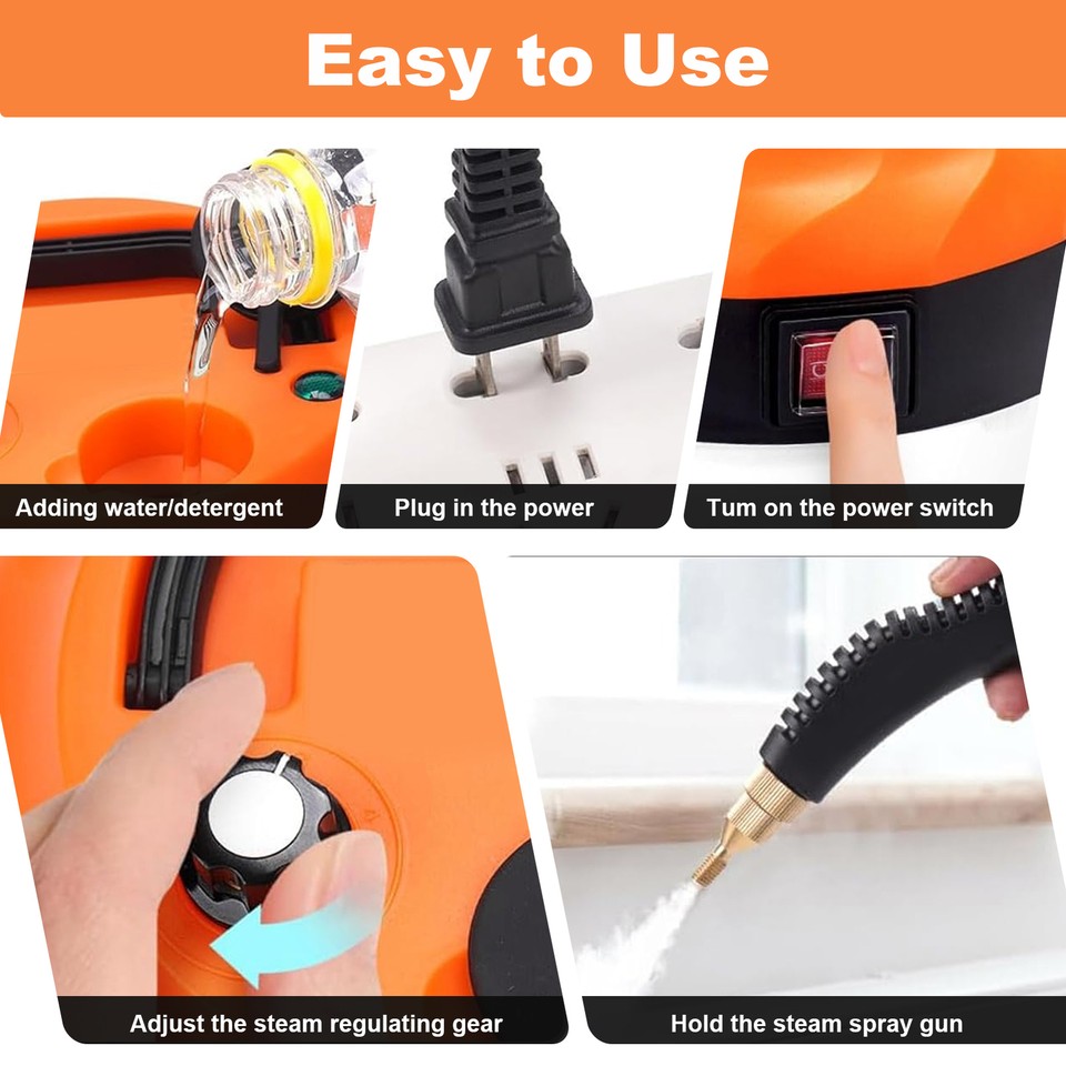 3800W High Pressure Steam Cleaner Household Car Steam Cleaner Cleaning ...