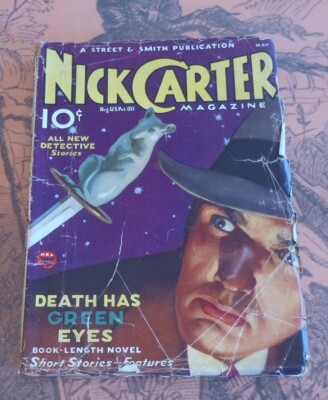 NICK CARTER DETECTIVE MAGAZINE MAY 1934A PULP DIME NOVEL CHARACTER | eBay