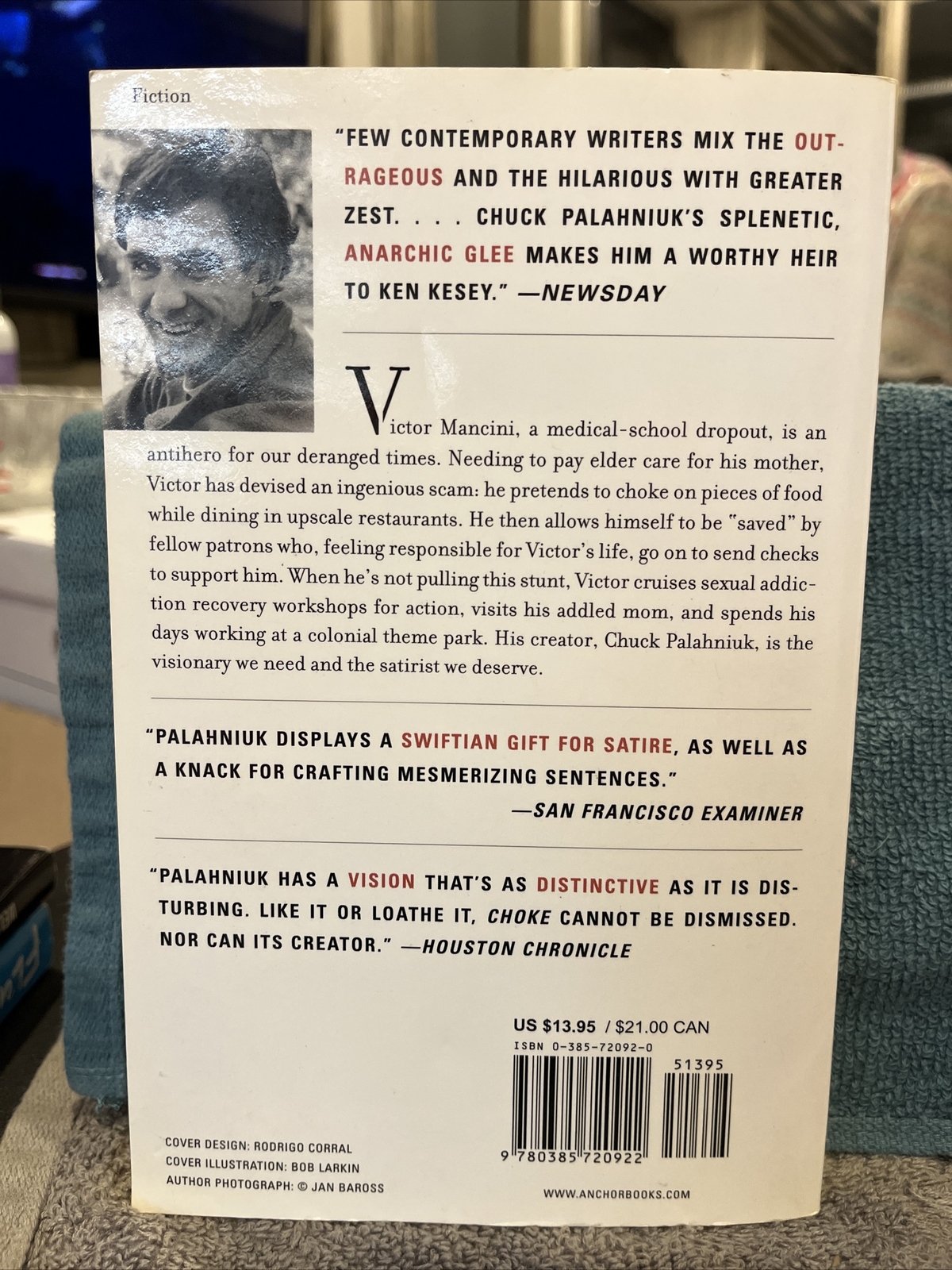 Choke by Chuck Palahniuk (2002, Trade Paperback) 9780385720922 | eBay