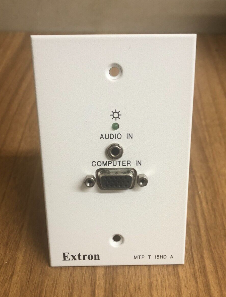 Extron MTP T 15hd a WM White Wallplate 60-691-03 for sale online | eBay