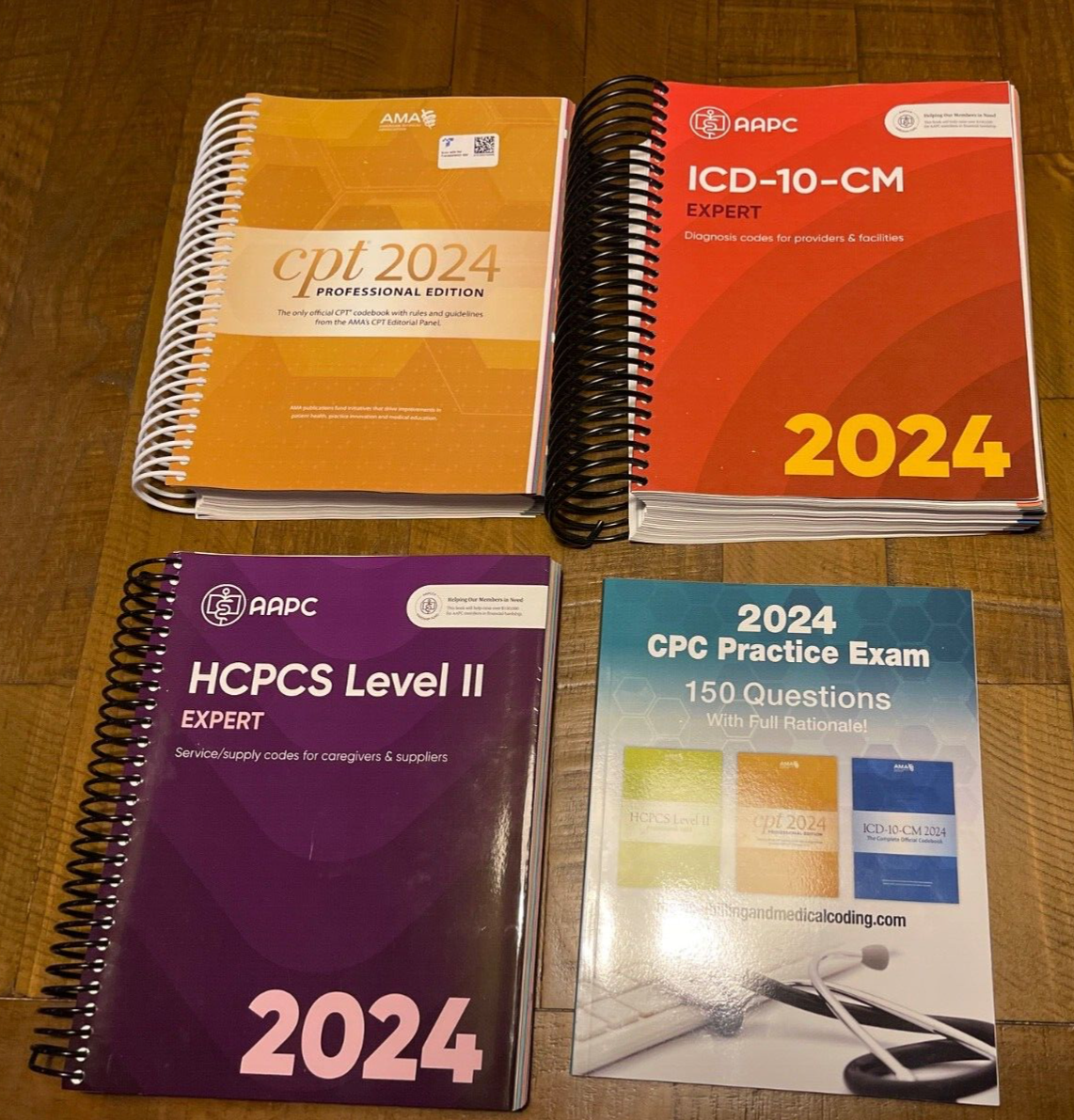 CPT ICD HCPCS AAPC 2024 medical coding books | eBay