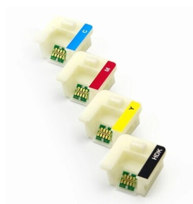 4 x DYE SUBLIMATION INK CHIP FOR EPSON SureColor F6200 F7200 F9200 ...