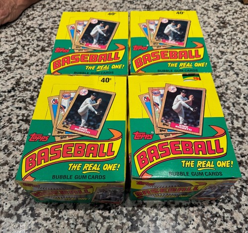 1987 Topps Baseball Cards Wax Box Unopened Lot of 4 | eBay
