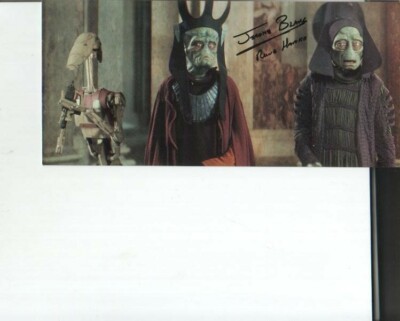 Jerome Blake Autographed Photo Card Star Wars Episode I Actor | eBay