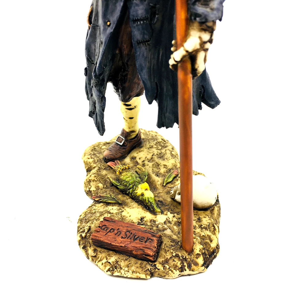 Skeleton The Pirate Captain John Silver Figurine | Summit Skeleton ...