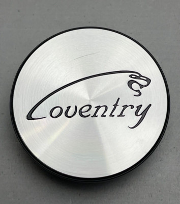 *USED Coventry Silver/Black Ring Snap In Wheel Center Cap C-G62 | eBay