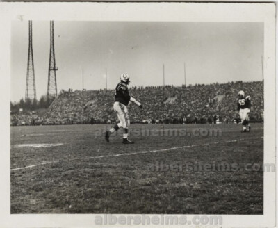 Circa 1958 Baltimore Colts Big Daddy Lipscomb Steve Myhra Original TYPE ...