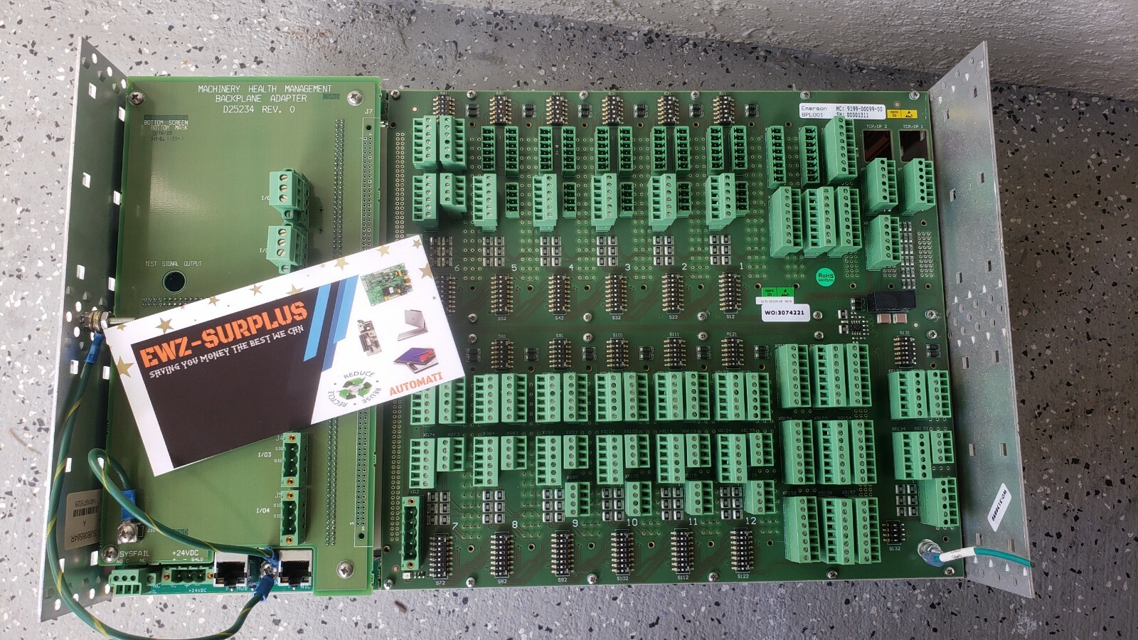 EMERSON CSI 6500 MACHINERY HEALTH MONITOR EMPTY RACK MODEL 6500 | eBay