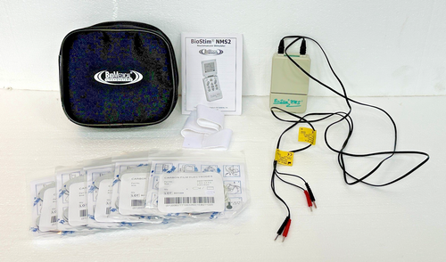 BioStim NMS2 TENS EMS Unit Electrotherapy Massage & Case & Electrodes ...