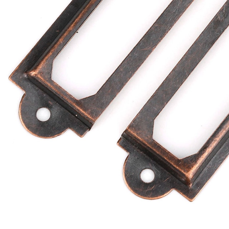 20 Pcs Drawer Label Brand Students DIY Retro Drawer Signs Shelf Note | eBay