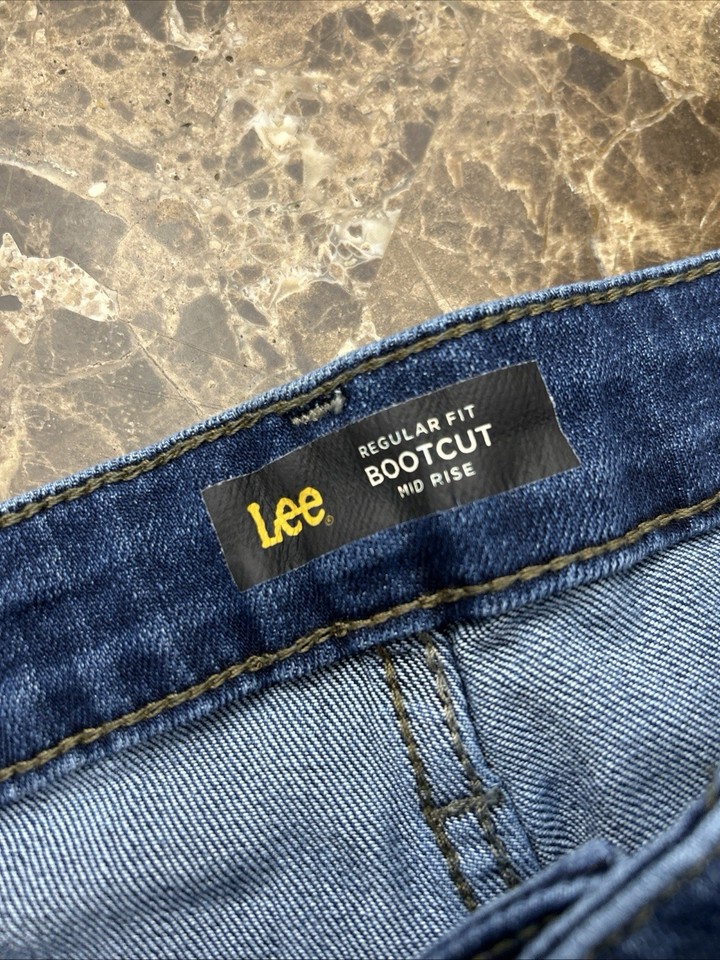 Lee women's jeans 34x30 16s Boot Cut Regular Fit Mid Rise Blue | eBay