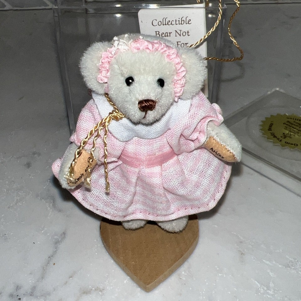 Little Gem Teddy Bears Ashley with Case Miniature Plush - 3” | eBay