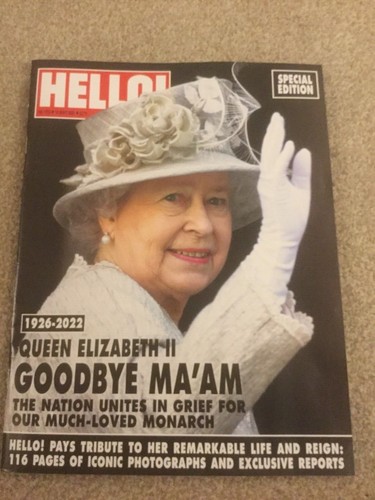 UK Hello Magazine Queen Elizabeth ll Goodbye Ma'am Special September 22 ...