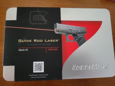 LaserMax LMS-G43 Guide Rod Laser Red Glock 43, 43X, 48 | eBay