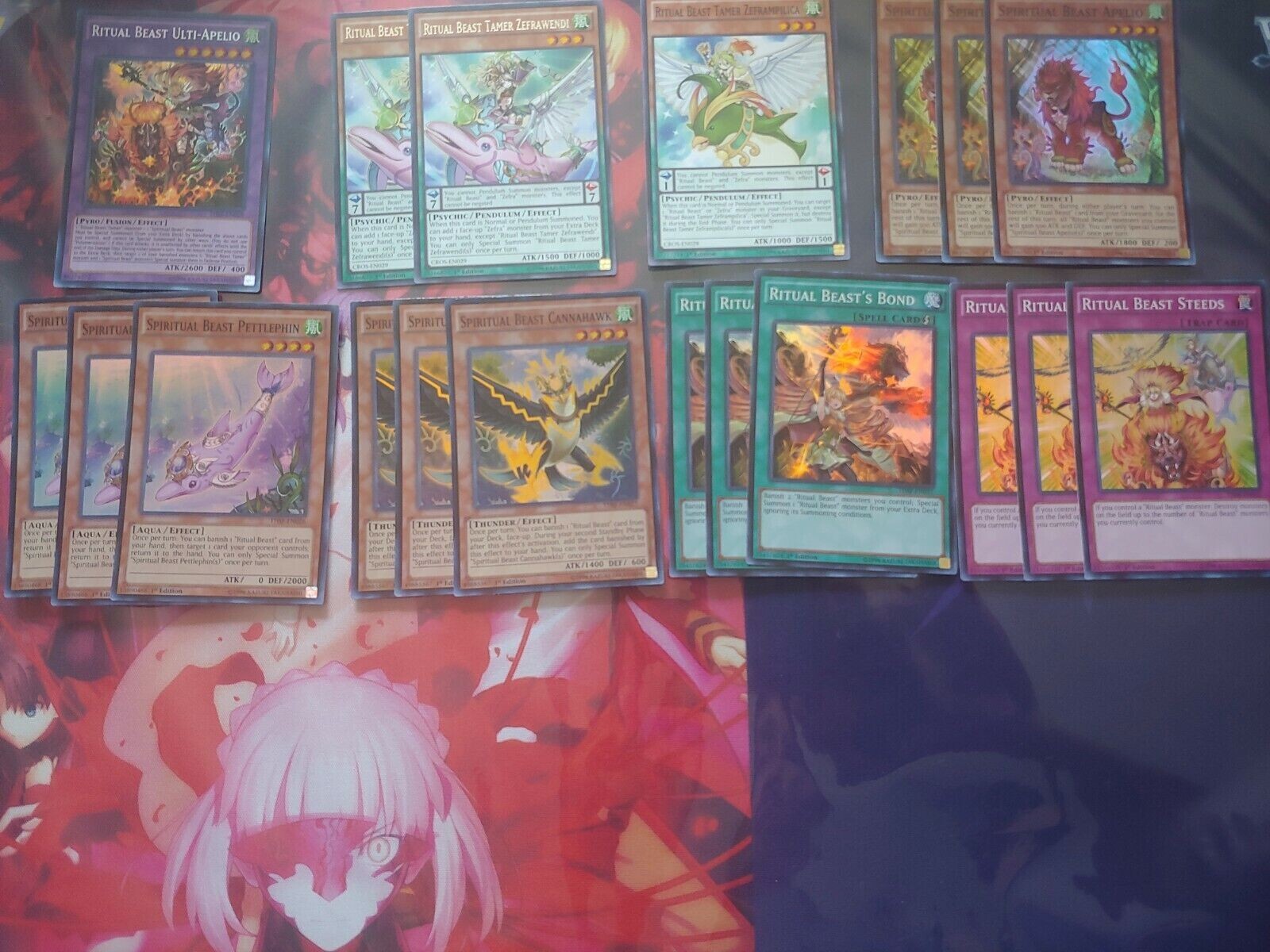 Yugioh Complete Ritual Beast Deck! Ulti-Gaiapelio Cannahawk Apelio ...