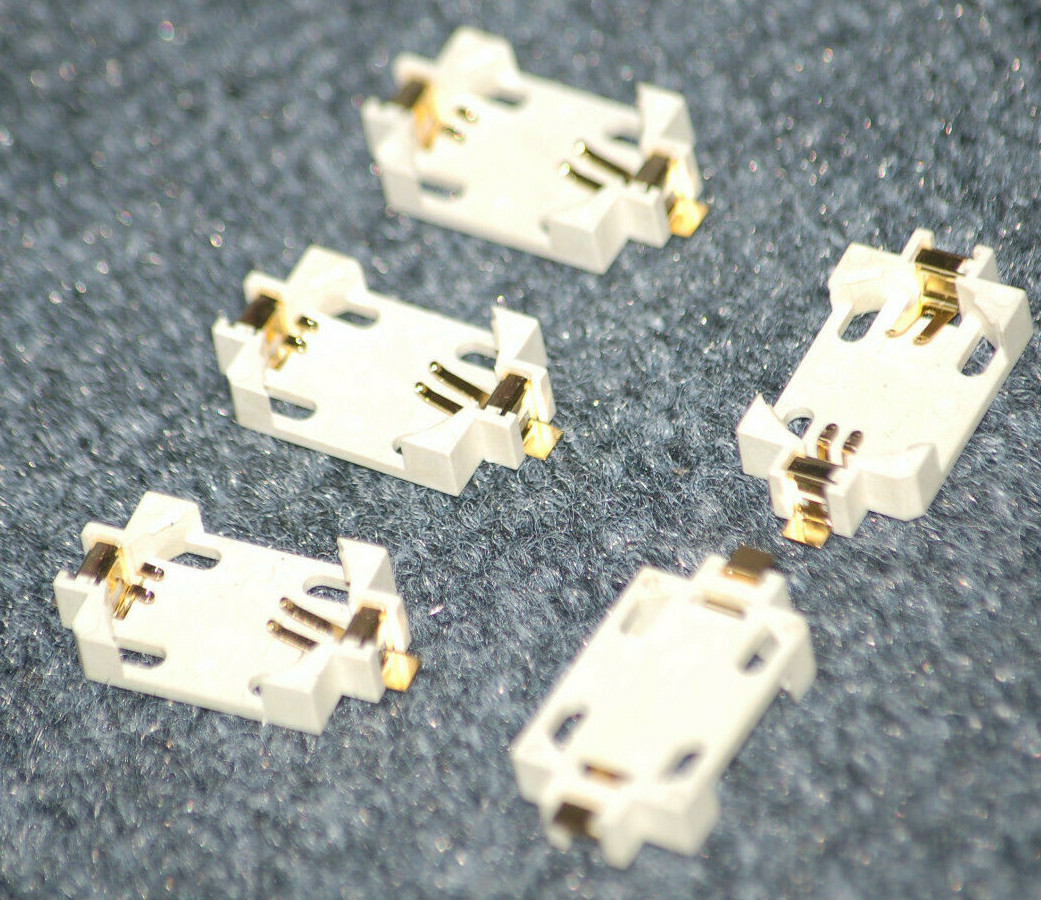 (5) Keystone CR2032 Coin Cell Battery Holder Surface Mount 1060TR ...