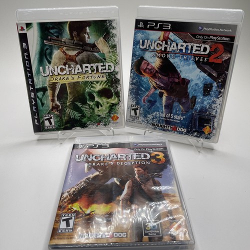 Uncharted Trilogy 1 2 3 PlayStation 3 PS3! 711719837527 | eBay