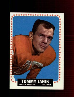 1964 TOMMY JANIK TOPPS #49 BRONCOS *G8626 | eBay