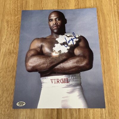 VIRGIL SIGNED 8x10 PHOTO WWF WWE WCW TNA AEW NWO ECW WRESTLING WITH ...
