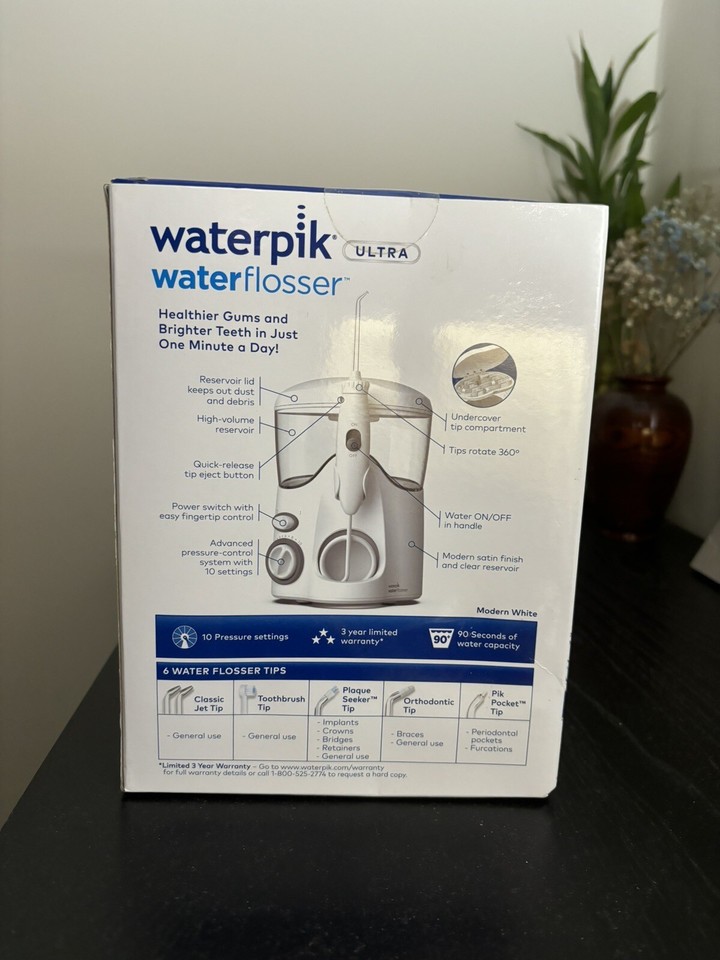 Waterpik Ultra Water Flosser Countertop Oral Irrigator For Teeth ...