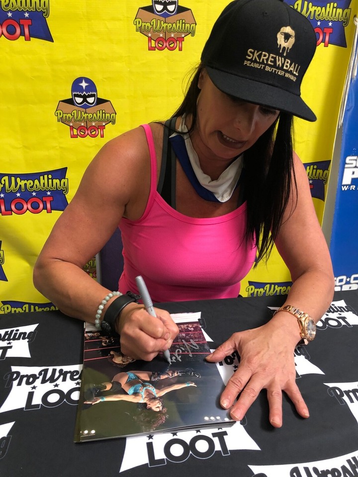 Victoria Signed WWF Wrestling Promo Photo Wrestler Women Champion Raw ...