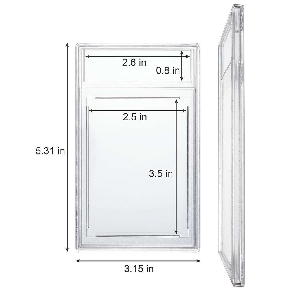 Empty Graded Card Holder PSA Style Slab for Trading Sports Cards ...