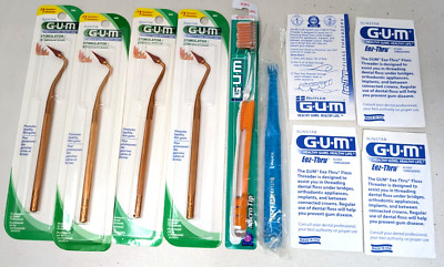 New Vintage Sunstar Butler Gum Stimulator Toothbrush Dental Floss ...