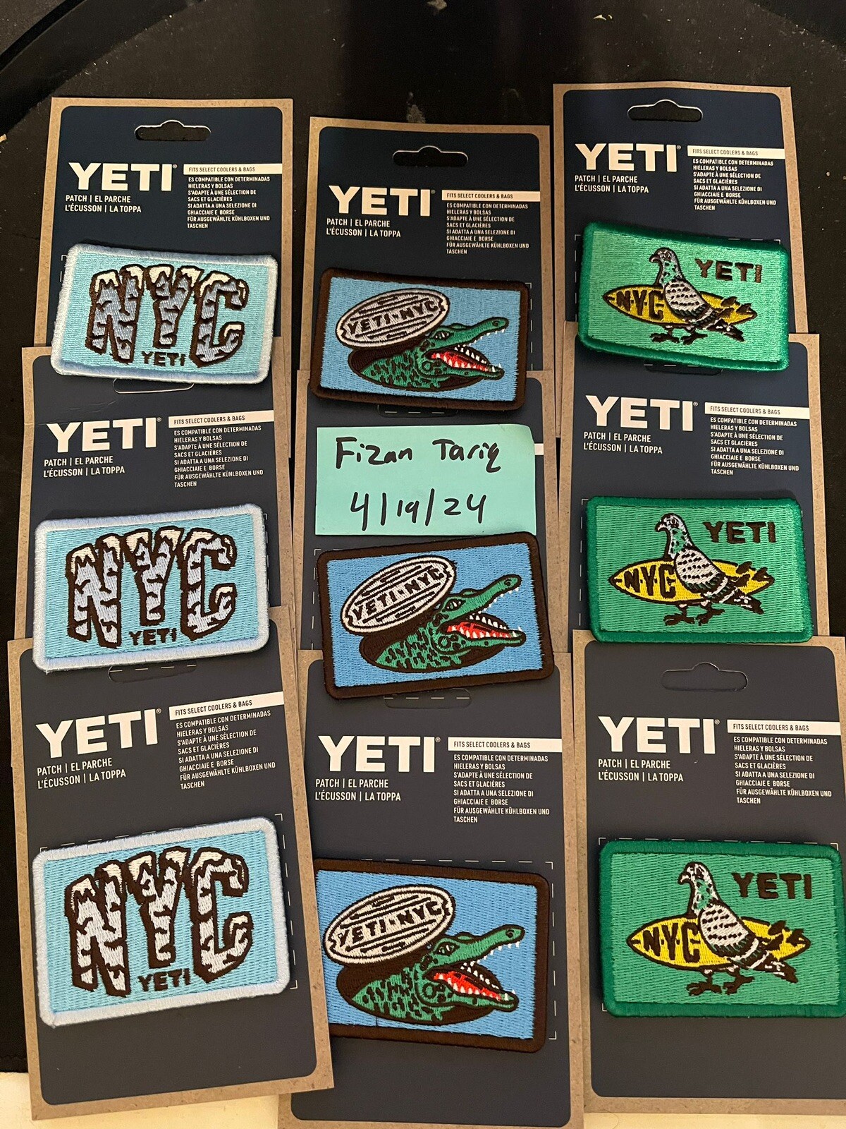 2024 Yeti NYC Patches BUNDLE BRAND NEW 1 SET | eBay