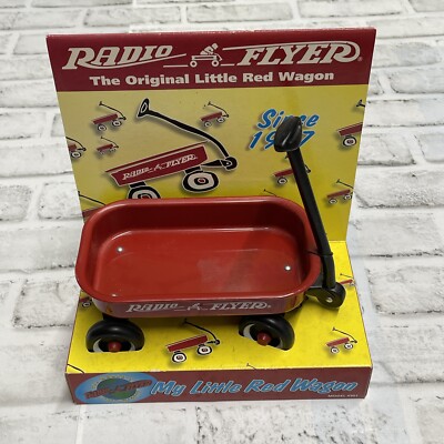 Radio Flyer Little Red Wagon Toy Collectable 7" Long #901 NEW Vintage ...