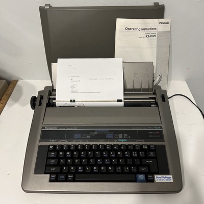 Panasonic Electriconic Typewriter KX-R520 Open Box Not Functioning ...