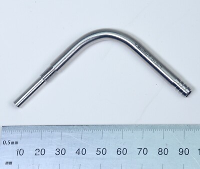 V. Mueller CH8076 Baylor Sump Tube 90° Angled 6.4mm Tip Stainless Steel ...