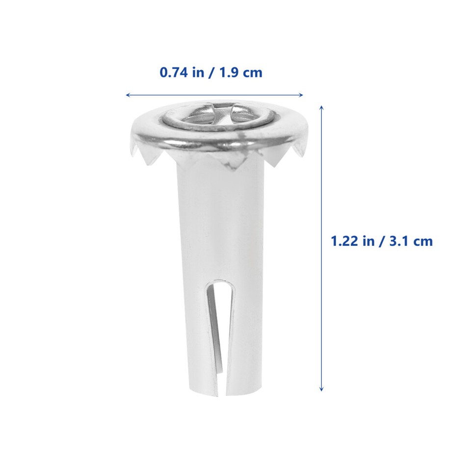 20 Pcs Caster Stem Inserts Metal Rod Cover Socket Swivel Sleeve | eBay