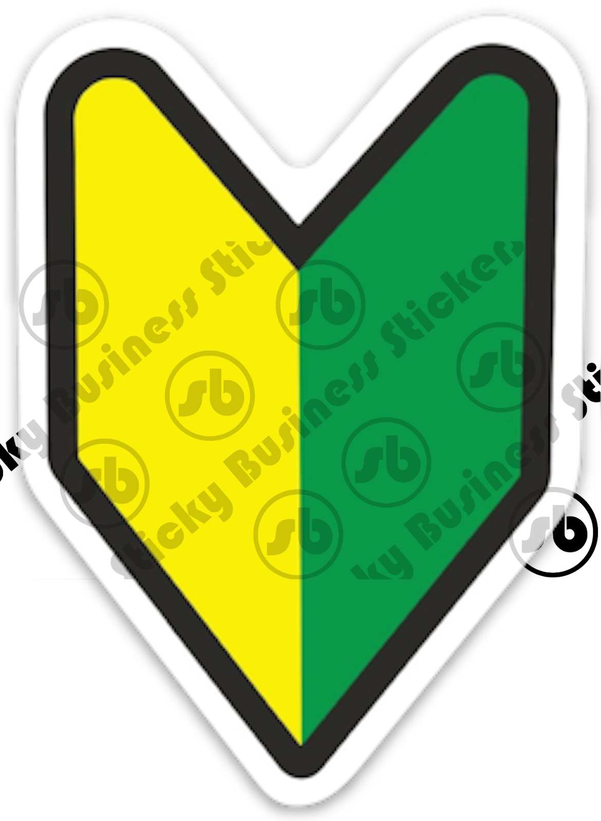 Shoshinsha Mark 初心者マーク Wakaba Mark 若葉マークJapan Student Driver Vinyl ...