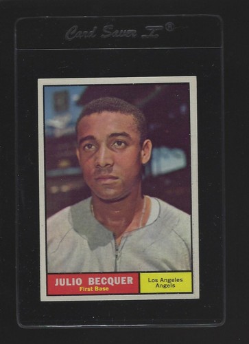 1961 Topps Baseball Julio Becquer #329 NM | eBay