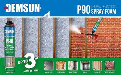 Demsun P90 Thermcoat Insulation & Acoustic Polyurethane Spray Foam ...