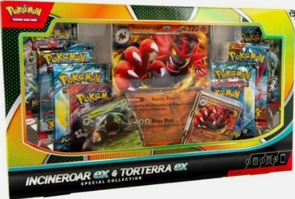Pokemon Trading Card Game Incineroar ex and Torterra ex Special ...
