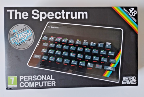 The Spectrum Retro Games Console - Boxed with Accessories - 48 Games ...