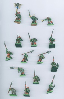 CITADEL WARHAMMER OOP ORC WARRIORS WITH COMMAND WELL PAINTED | eBay UK