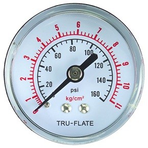 TRUFLATE 24-803 Air Line Gauge 0-160 Psi | eBay