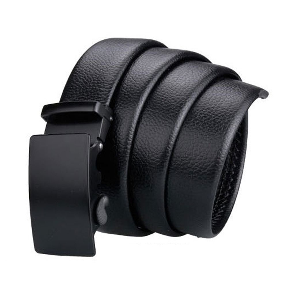 Designer Leather Belt Ratchet Belts Pants Bands Automatic Buckle ...
