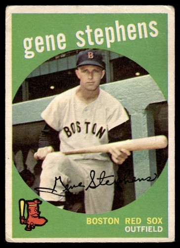 1959 Topps Gene Stephens Boston Red Sox #261 | eBay