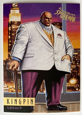 KINGPIN 1995 FLEER ULTRA SPIDER-MAN MARVEL TRADING CARD #76 ARTIST: BOB ...