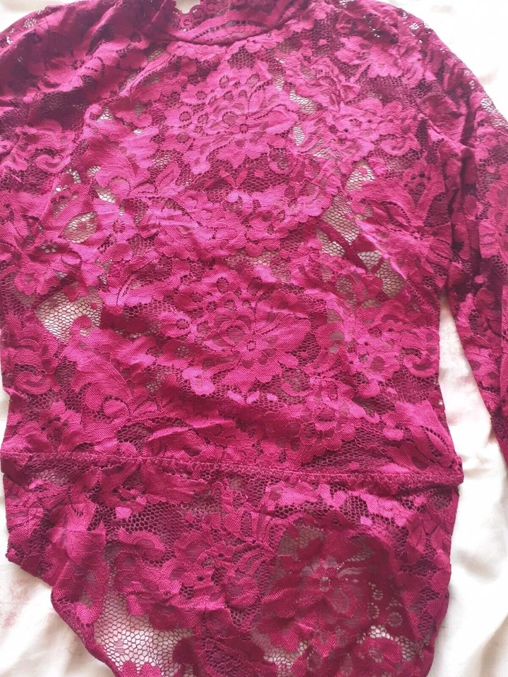 ann summers Lipsy Josey Burgundy Body Small 8 10 | eBay UK