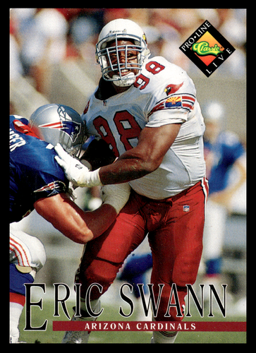 1994 Pro Line Live Eric Swann #120 Arizona Cardinals NFL Football | eBay
